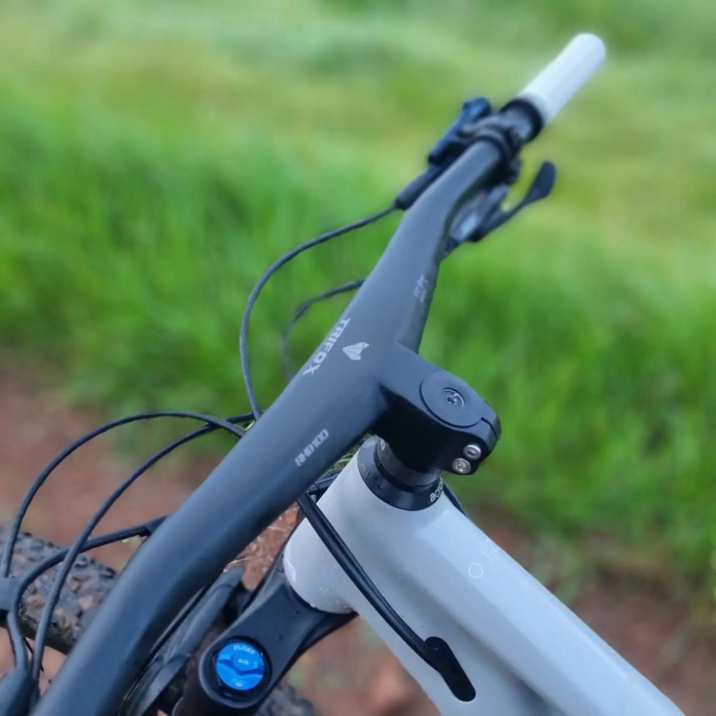 New Trifox RHB100 Carbon MTB Riser Bar Integrated Handlebar & Stem ...